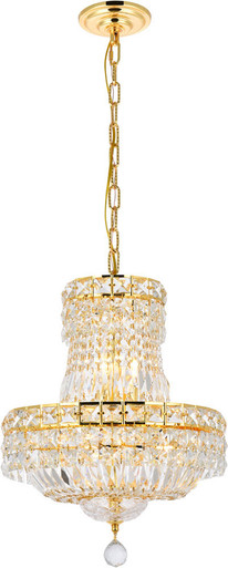 Elegant V2528D14G/RC Tranquil Gold Pendant Light - ELE-V2528D14G-RC