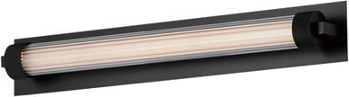 ET2 E23480-144BK Doric Modern Black LED 18" Bath Sconce - ET-E23480-144BK