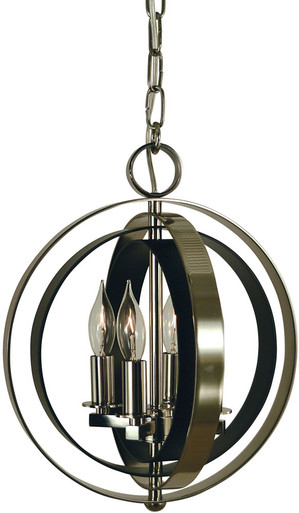 Framburg F-4650 BR/MBLACK Constellation Traditional Brushed Brass and ...