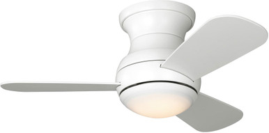Generation Lighting 3OBSHR32RZWD Orbis Modern Matte White LED 32 ...