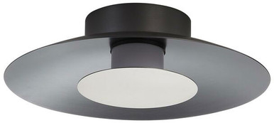Golden Lighting 6400-FM12 GRA-SAN Luma Contemporary Graphite LED ...