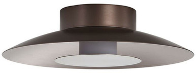 Golden Lighting 6400-FM12 CS-SAN Luma Modern Coffee Silver LED Ceiling ...