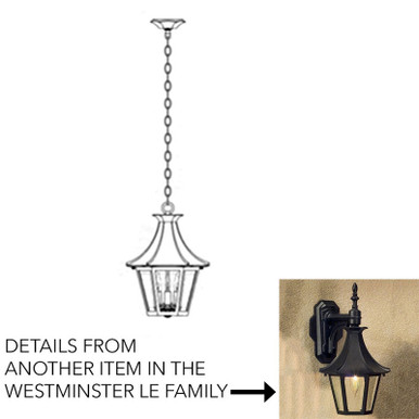 Hanover Lantern B19420 Westminster LE Medium Traditional Exterior ...