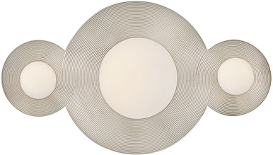Hinkley 55250PN Rhea Modern Polished Nickel LED Bath Light Fixture ...