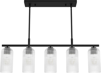 Hunter Lighting 13232 Beverly Glen Contemporary Matte Black Kitchen ...
