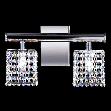 James Moder 40752S22 Silver 2-Light Bathroom Light Sconce - JAM-40752S22
