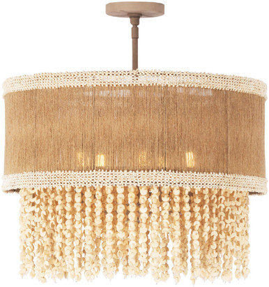 Kalco 524845JT Naturale Contemporary Jute Ceiling Light Fixture - kal ...