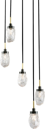 Kanova & Company KCH1106R-5 Avola Contemporary Bernhard Bronze Multi ...
