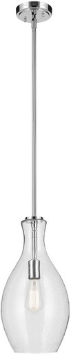 Kichler 42047CHCS Everly Modern Chrome Mini Hanging Light - KIC-42047CHCS