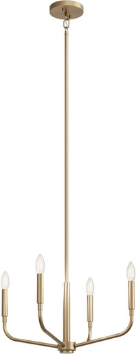 Kichler 52716CPZ Madden Modern Champagne Bronze Mini Chandelier Light ...