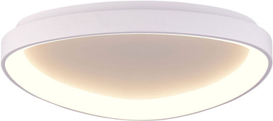 Lumpure 5355-838RCS-WH-CCT Florida Modern Matte White LED 18" Ceiling ...