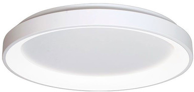 Lumpure 5367-830RC-WH-TR-CCT Alaska Modern Matte White LED 15" Flush ...