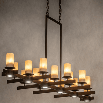 Meyda Custom 248047 Dante Wrought Iron Kitchen Island Light Fixture ...
