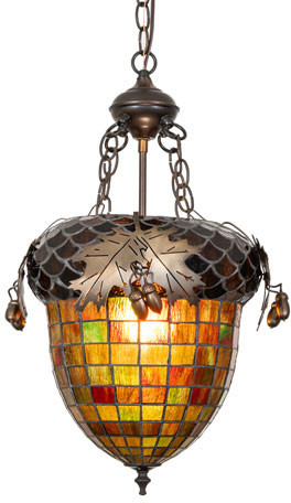 Meyda Lighting 281362 Acorn & Oak Leaf Country Drop Lighting Fixture ...