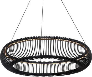 Modern Forms PD-80528-BK Lute Modern Powder Coated Black LED Pendant ...