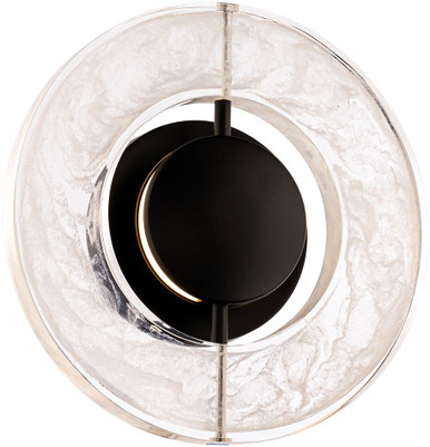 Modern Forms WS-62110-BK Cymbal Modern Black LED Wall Light Sconce ...