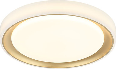 Matteo M19015GL Oculus Contemporary Gold LED 16" Overhead Lighting ...
