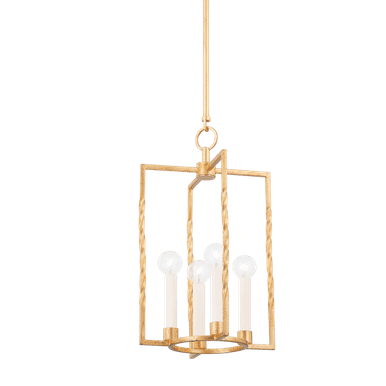 Mitzi H731704S-VGL Adelaide Modern Vintage Gold Leaf 11" Foyer Light ...