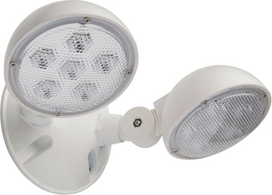 Nuvo 67/143 Modern White LED Exterior Remote Emergency Light - NUV-67-143