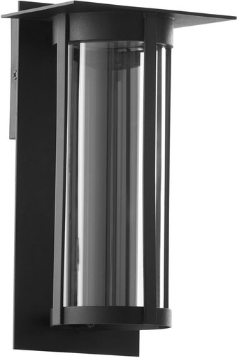 Quorum 710-12-69 Abram Modern Textured Black LED 12" Outdoor Wall ...