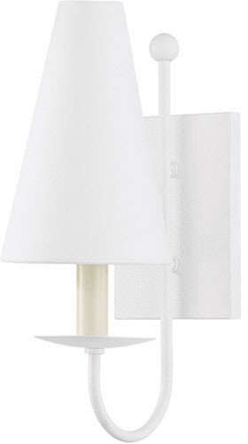 Troy B3301-GSW Idris Gesso White Lighting Sconce - TRO-B3301-GSW