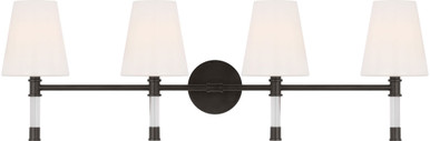 Visual Comfort Studio CV1054AI Hanover Aged Iron 4-Light Vanity Light ...