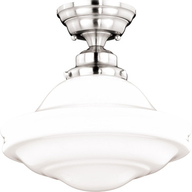Vaxcel C0176 Huntley Satin Nickel Ceiling Light - VXL-C0176
