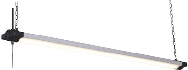 Vaxcel H0276 Mercer Silver and Black LED Island Light Fixture - VXL-H0276
