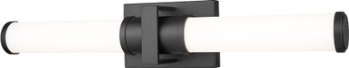 Z-Lite 1019-25W-MB-LED Idris Modern Matte Black LED 25.5" Bathroom ...