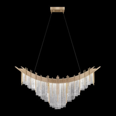 Fine Art Handcrafted Lighting 100076 Arpeggio Soft Gold / Clear LED ...