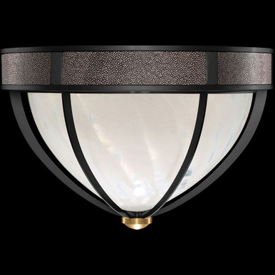 Fine Art Handcrafted Lighting 100042-1 Mirage Black Iron / Brass ...