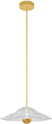 Fine Art Handcrafted Lighting 100063 Embark Contemporary Gold Leaf ...