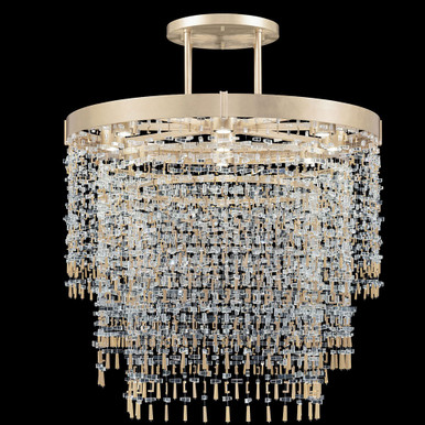 Fine Art Handcrafted Lighting 950540 Capri Modern Soft Gold Leaf LED ...
