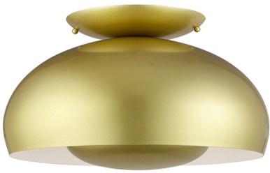 Livex 51517-33 Domma Modern Soft Gold Flush Mount Lighting - LVX-51517-33