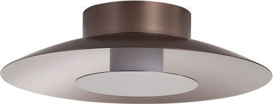 Golden Lighting 6400-FM12 COS-COS Luma Contemporary Coffee Silver LED ...