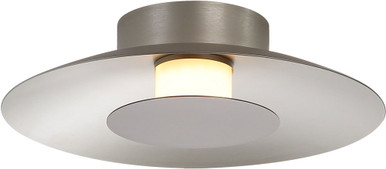 Golden Lighting 6400-FM12 SAN-COS Luma Modern Sand Nickel LED Ceiling ...