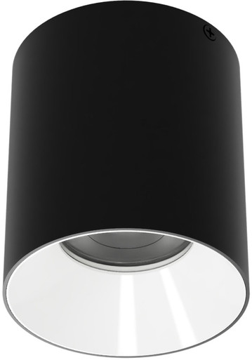 WAC Lighting C4RL-NCS-BKWT Zoron Contemporary Black / White LED Narrow ...
