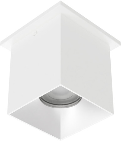 WAC Lighting C4ST-FCS-WTHZ Zoron Modern White / Haze LED Flood Outdoor ...