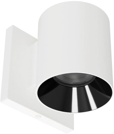 WAC Lighting W4R-NCS-WTBK Zoron Modern White / Black LED Narrow Flood ...
