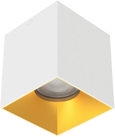 WAC Lighting C4SL-FCS-WTGL Zoron Contemporary White / Gold LED Flood ...