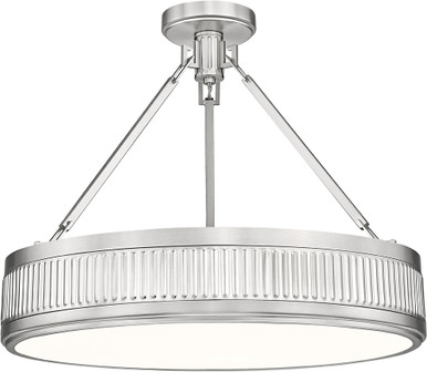 Z-Lite 3046SF22-SN-LED Quinn Modern Satin Nickel LED 22" Flush Ceiling ...