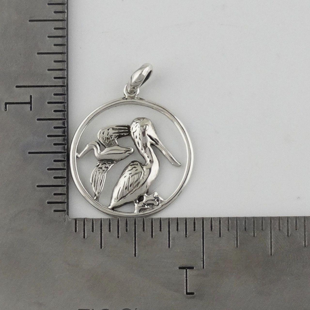 Pelican Pendant - 925 Sterling Silver - Surf Beach Birds Pelicans - REO ...
