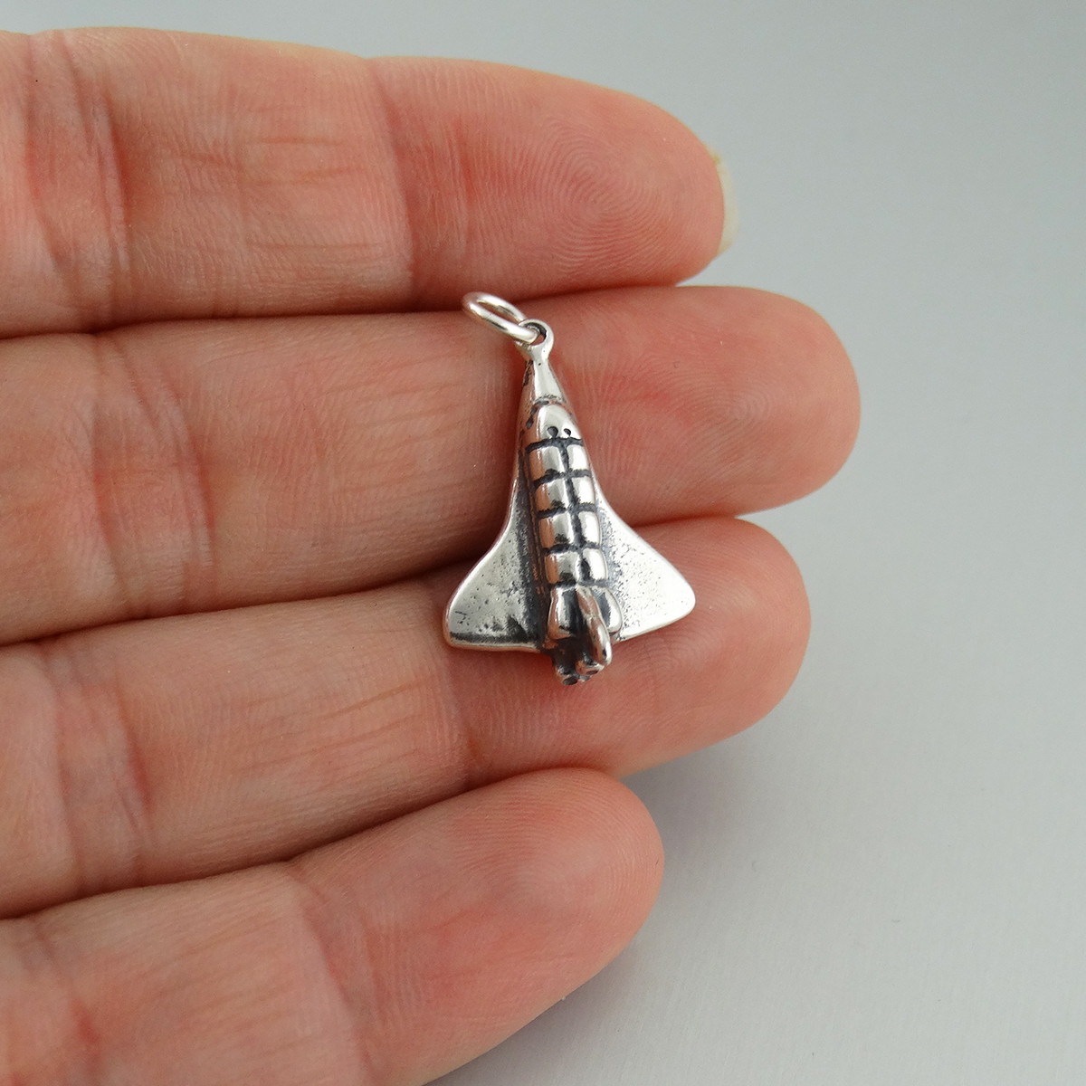 Space Shuttle Charm - 925 Sterling Silver - REO Company Wholesale Fine ...