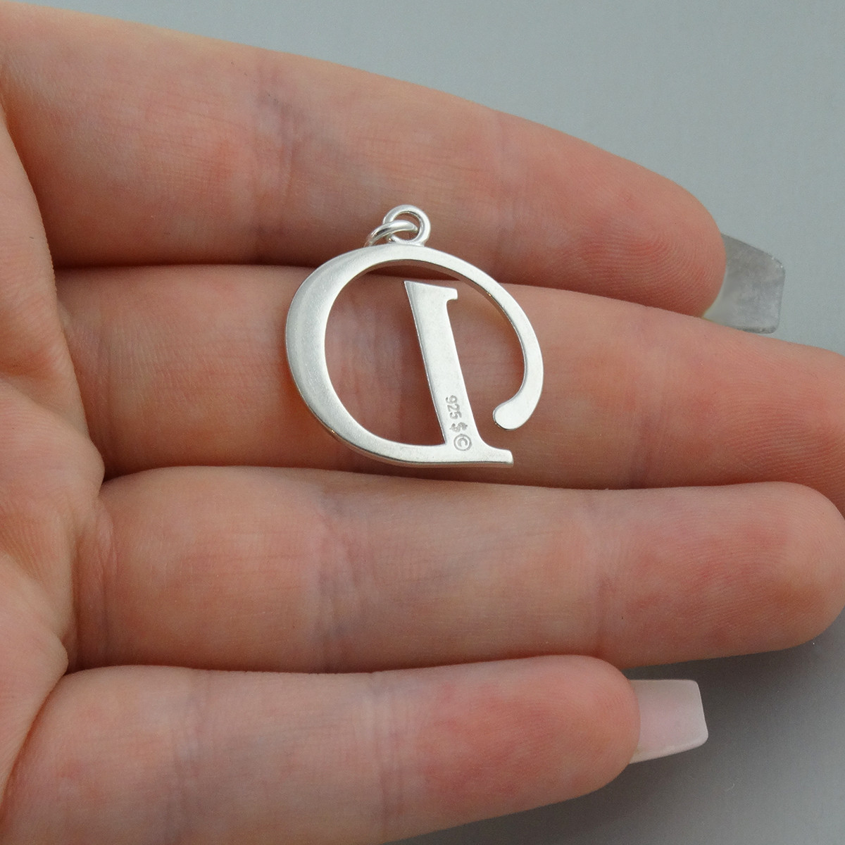 Script Letter D Charm - 925 Sterling Silver - REO Company Wholesale ...
