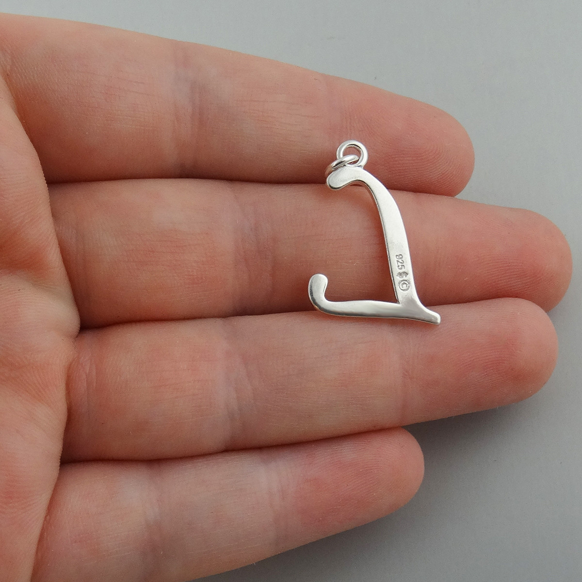 Script Letter L Charm - 925 Sterling Silver - REO Company Wholesale ...
