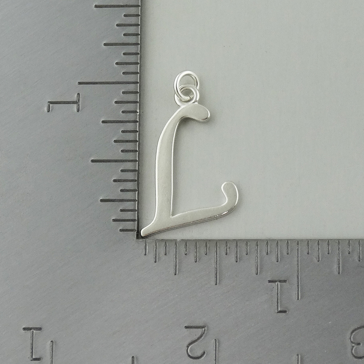 Script Letter L Charm - 925 Sterling Silver - REO Company Wholesale ...