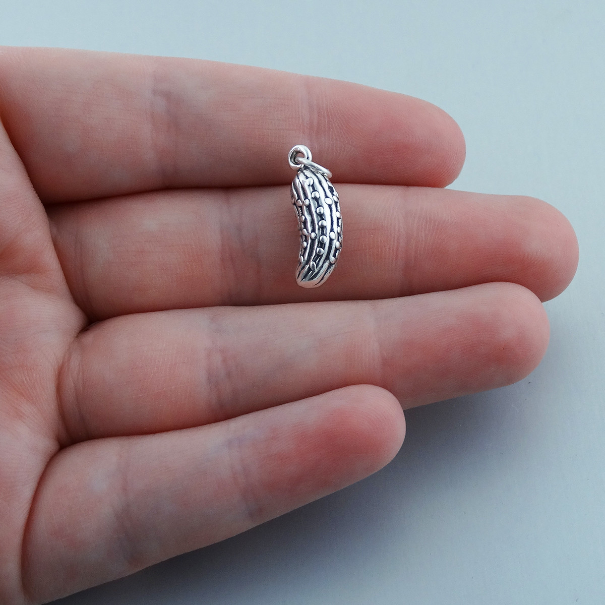Pickle Charm Necklace - 925 Sterling Silver - REO Company Wholesale ...