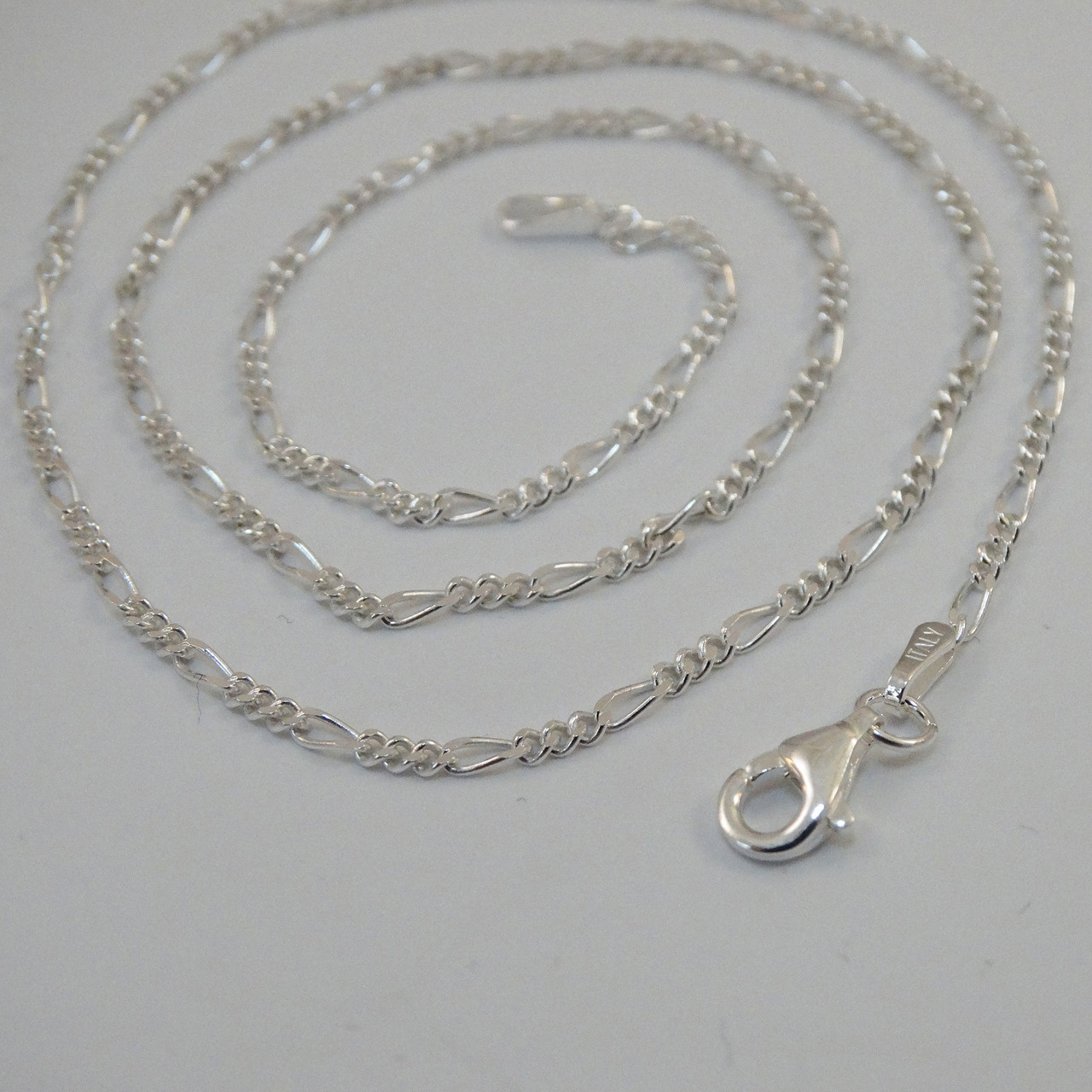 2mm Figaro Chain - 925 Sterling Silver - REO Company Wholesale Fine Jewelry