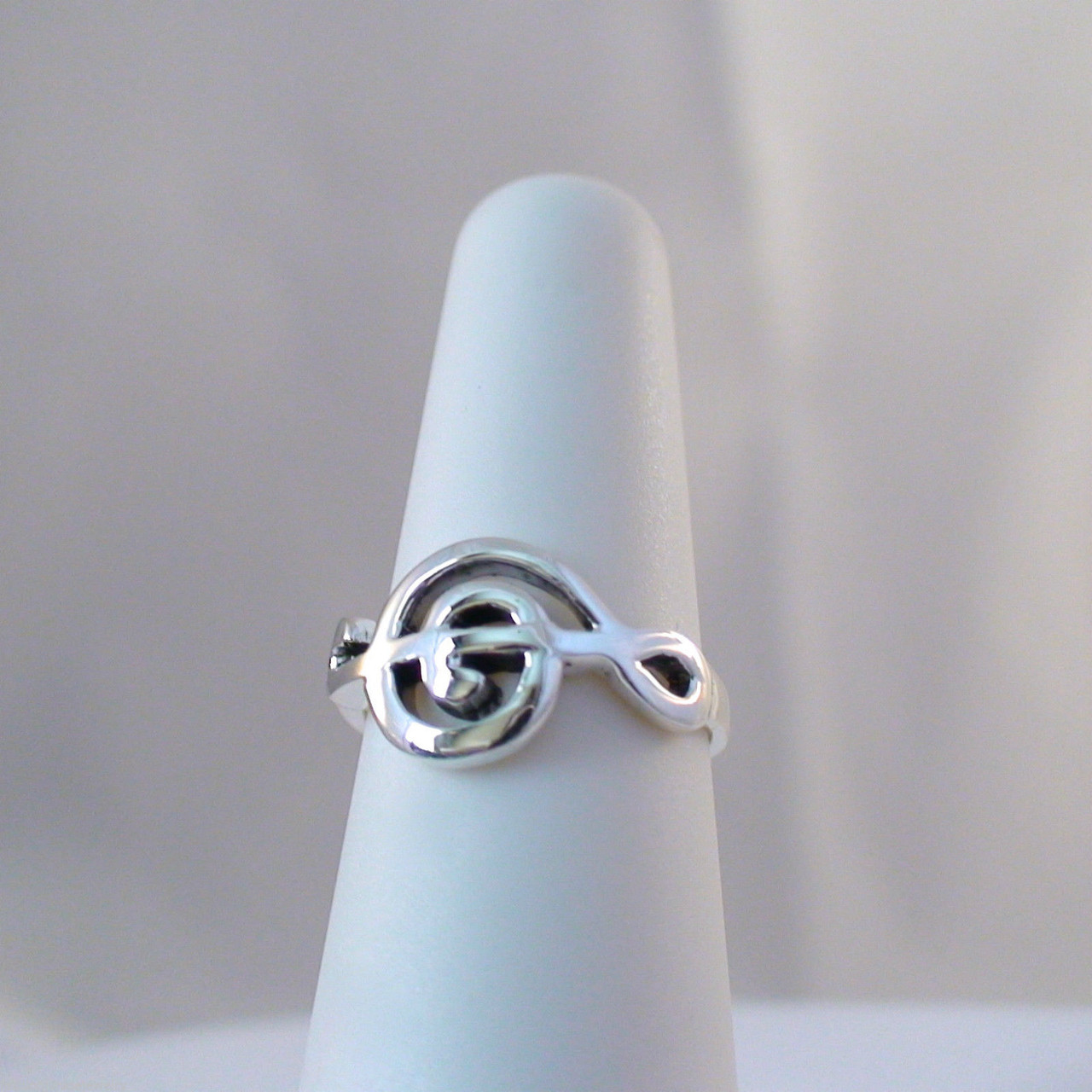 Sideways Treble Clef Ring - 925 Sterling Silver - REO Company Wholesale ...