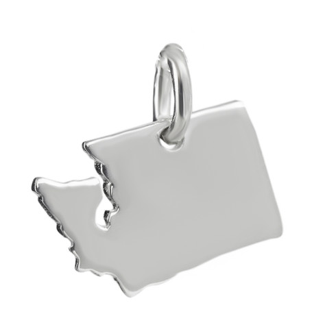 Sterling Silver Washington State Charm | REO Company